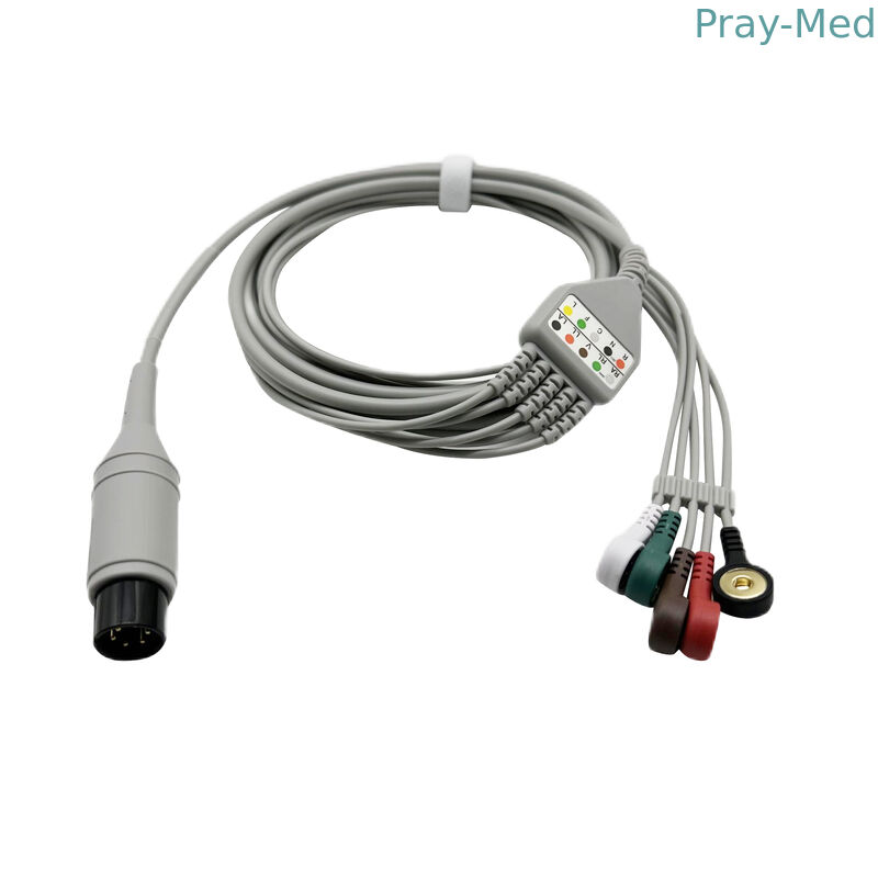 Goldway UT4000a EKG Tıbbi Kablolar AHA / IEC Tipi Dayanıklı TPU Malzeme